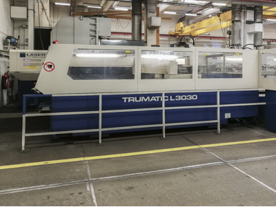 Máquina de corte por láser Trumpf Trumatic L3030 de segunda mano